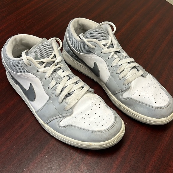 Nike | Shoes | Classic Pair Of Low Cut Cool Grey Air Jordans Size 2 ...